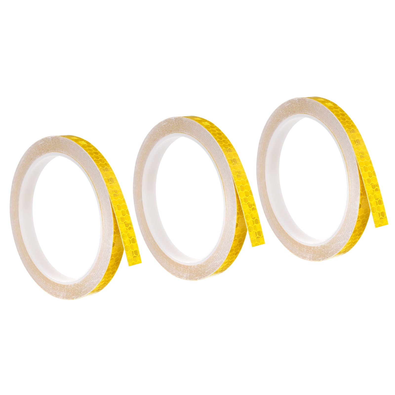 Uxcell Reflective Tape, 3 Roll 26 ft x 0.4-inch Adhesive High ...