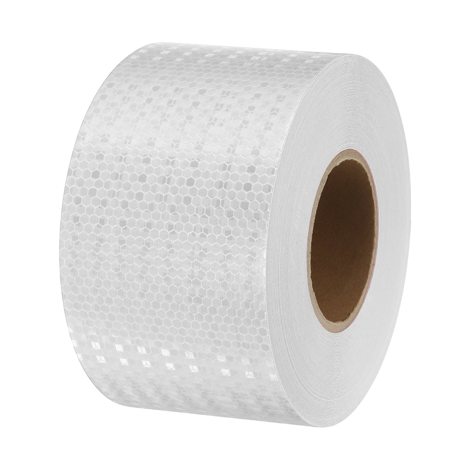 Uxcell Reflective Tape, 4 Inch x 164 ft Waterproof Self Adhesive High Visibility Caution Warning ...