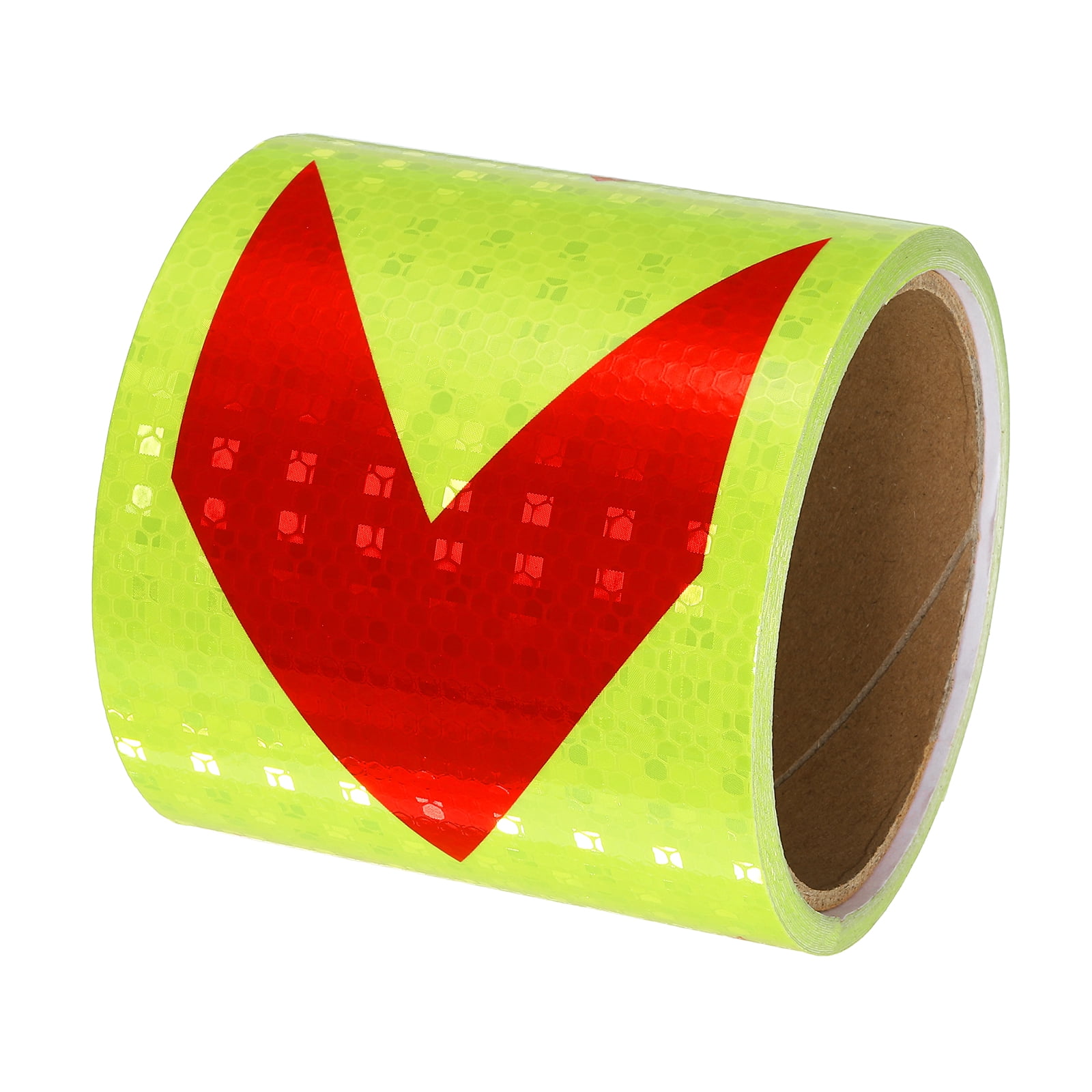 Uxcell Reflective Tape, 4" x 16 FT Arrow Waterproof Adhesive Safety ...