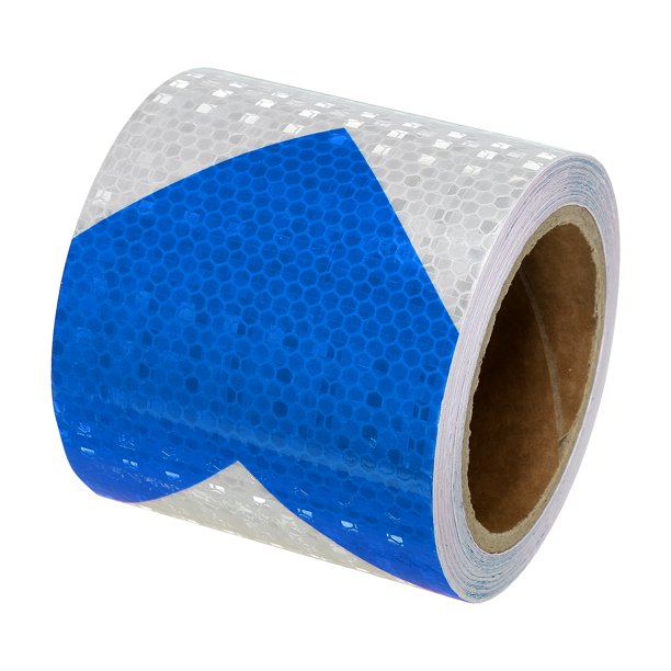 Uxcell Reflective Tape, 4"x33FT Waterproof High Visibility Warning Tape ...