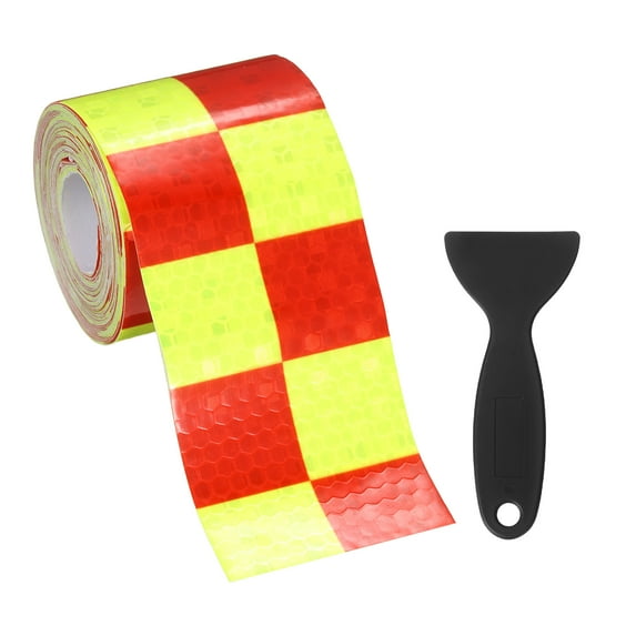 Uxcell Reflective Tape, (9.8 Ft x 1.97 Inch,Fluorescent Green ...