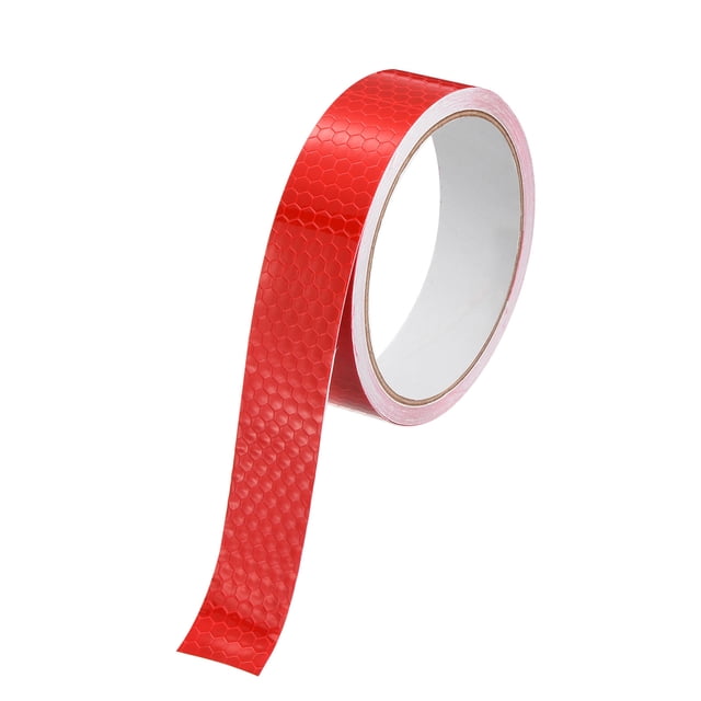 Uxcell Reflective Tape Caution Warning Sticker Adhesive Tape 1 Inch x ...