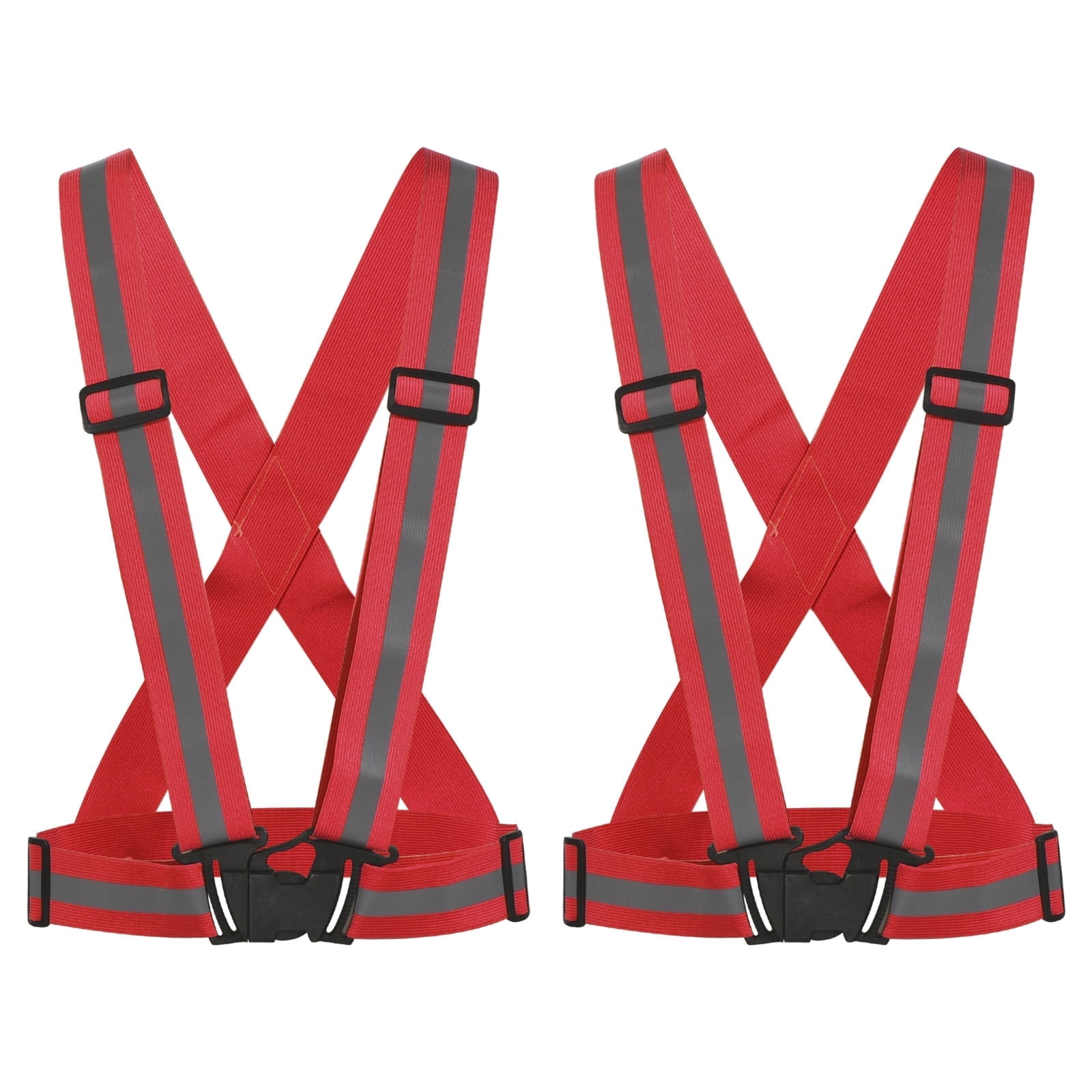 Uxcell Reflective Vest Adjustable High Visibility Safety Vest 1.5 ...