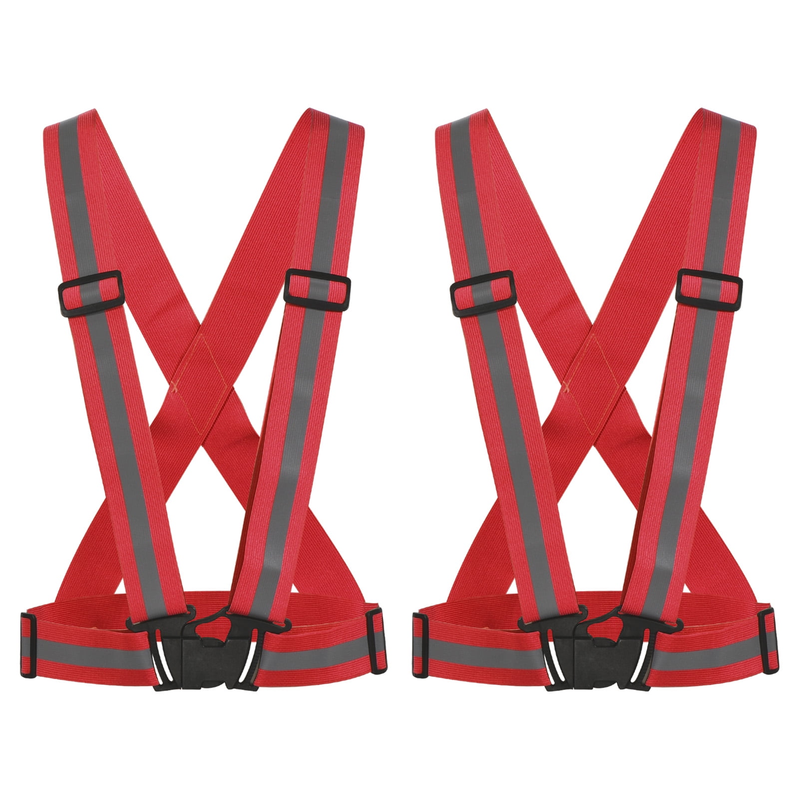 Uxcell Reflective Vest Adjustable High Visibility Safety Vest 1.5 ...