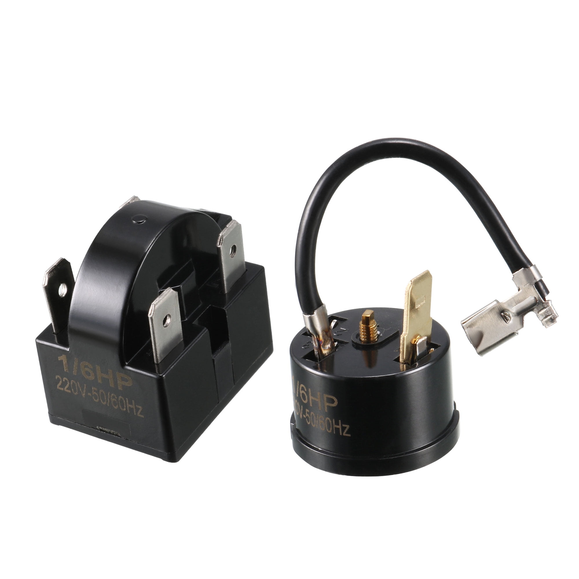 Uxcell Refrigerator Relay 22 Ohm 4 Pin Compressor Thermal Overload ...