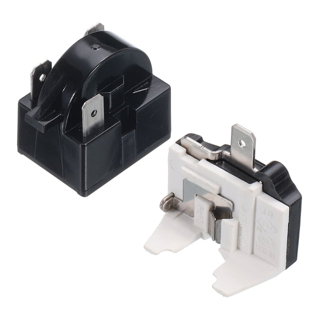 Refrigerators PTC Starter Relay 3 Pin 4.7 Ohm Overload Protector 1/2HP ...