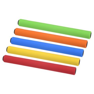 Uxcell Athletics Relay Track Baton Sponge Stainless Steel Race Stick ...