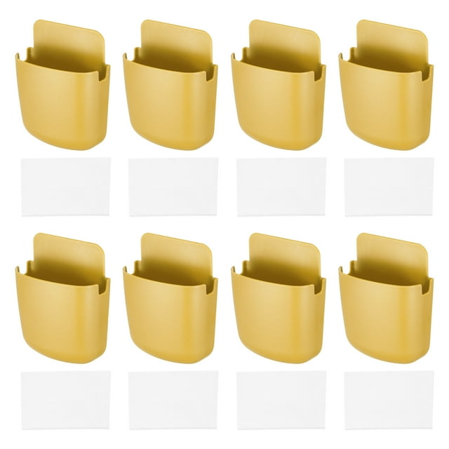 Uxcell Remote Control Holders Wall Mount Hole Free Storage Box with ...