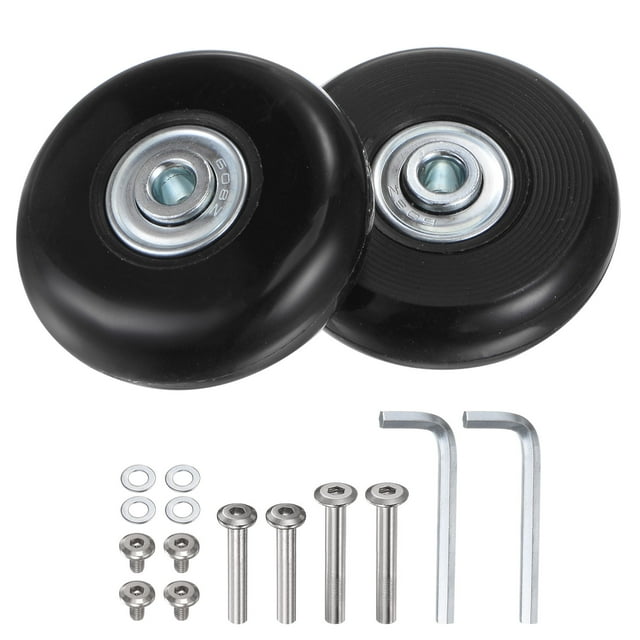 Uxcell Replacement Luggage Wheels 54x18mm Suitcase Wheel Repair Kits 2 ...