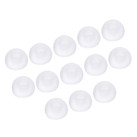 Uxcell Replacement Silicone Ear Tips Earbuds Bud Earbuds Tips Clear ...