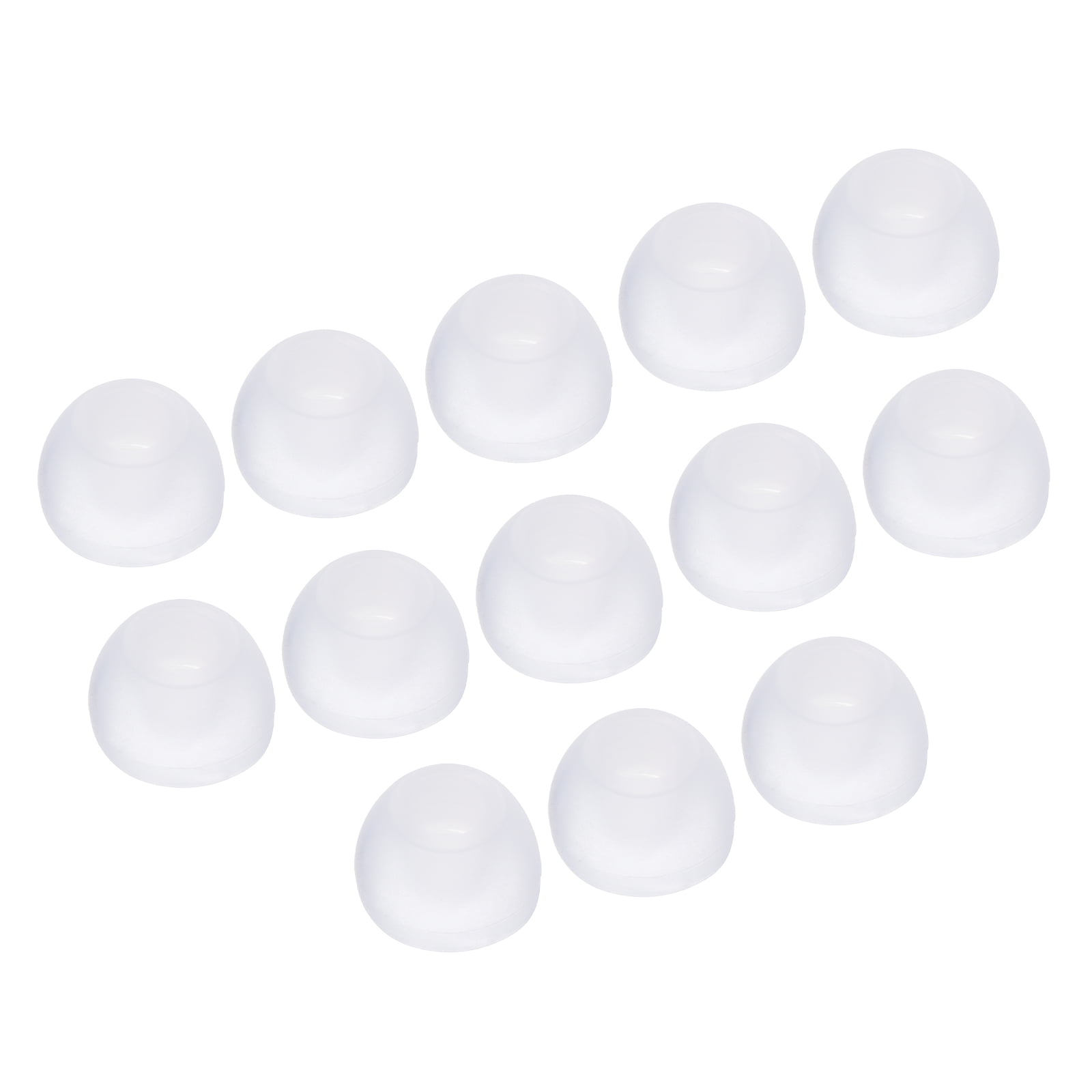 Replacement Silicone Ear Tips Earbuds Bud Earbuds Tips Clear Middle ...