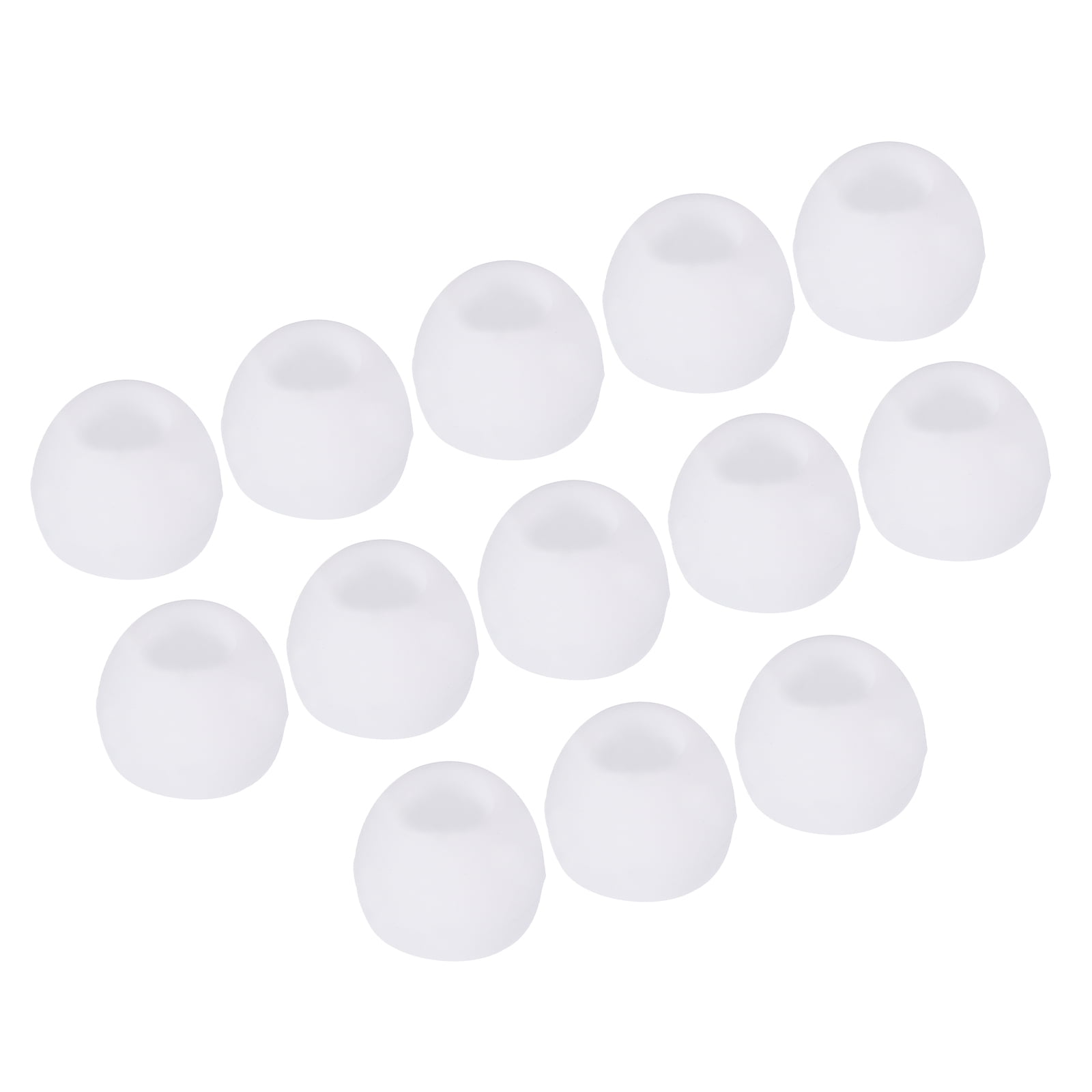 Uxcell Replacement Silicone Ear Tips Earbuds Bud Earbuds Tips White ...