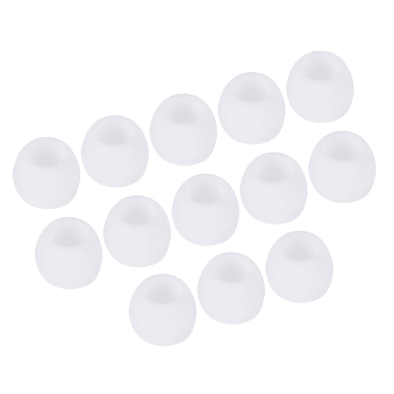 Uxcell Replacement Silicone Ear Tips Earbuds Bud Earbuds Tips White ...