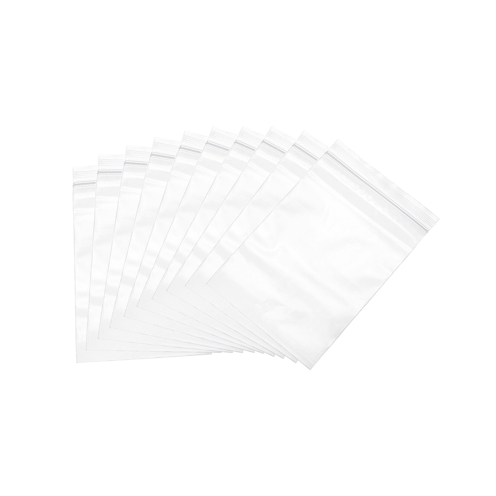 Uxcell Resealable Zip Bags Clear Plastic 2.8" x 3.9" 3.9 Mil Thick for ...