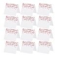 Uxcell Reserved Table Signs, Seating Name Cards Rose Deco Tables Tent ...
