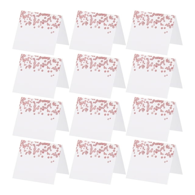 Uxcell Reserved Table Signs, Seating Name Cards Rose Deco Tables Tent ...