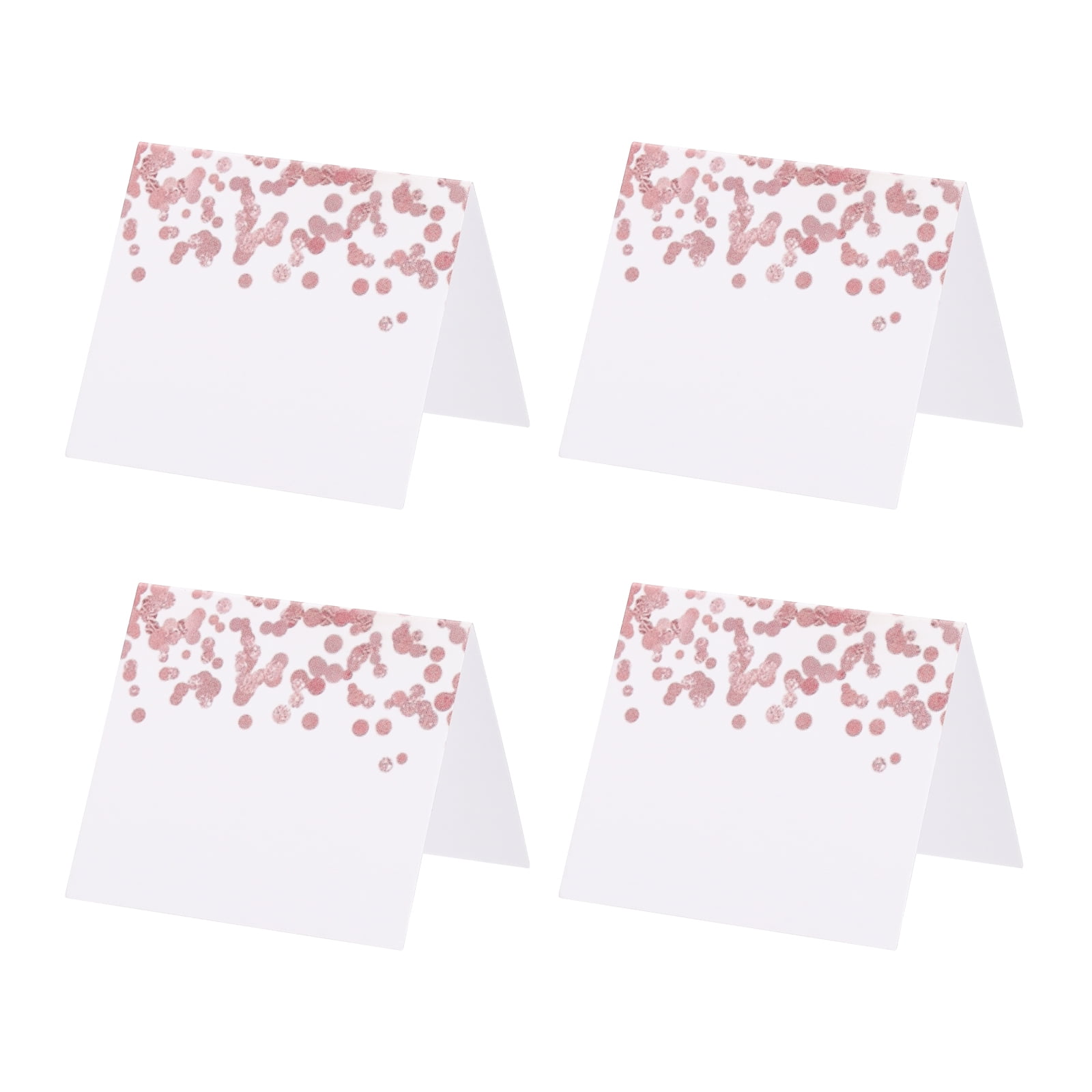 Uxcell Reserved Table Signs, Seating Name Cards Rose Deco Tables Tent ...