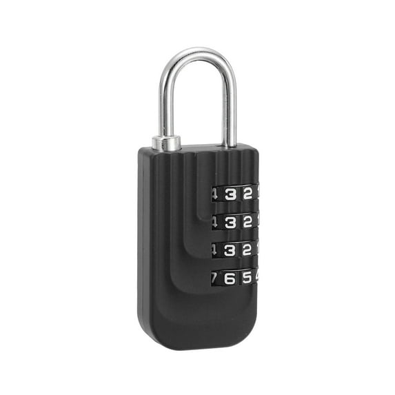 Uxcell Resettable 4 Digit Combination Lock, (73 x 28mm, Black ...
