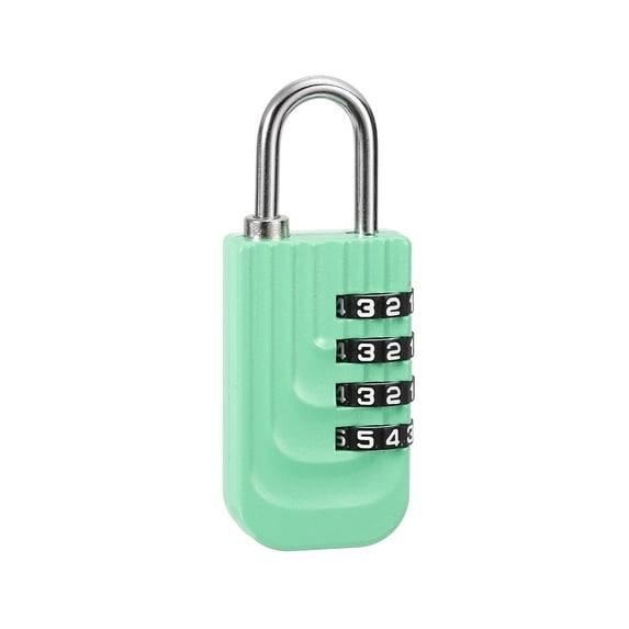 Uxcell Resettable 4 Digit Combination Lock, (73 x 28mm, Green ...