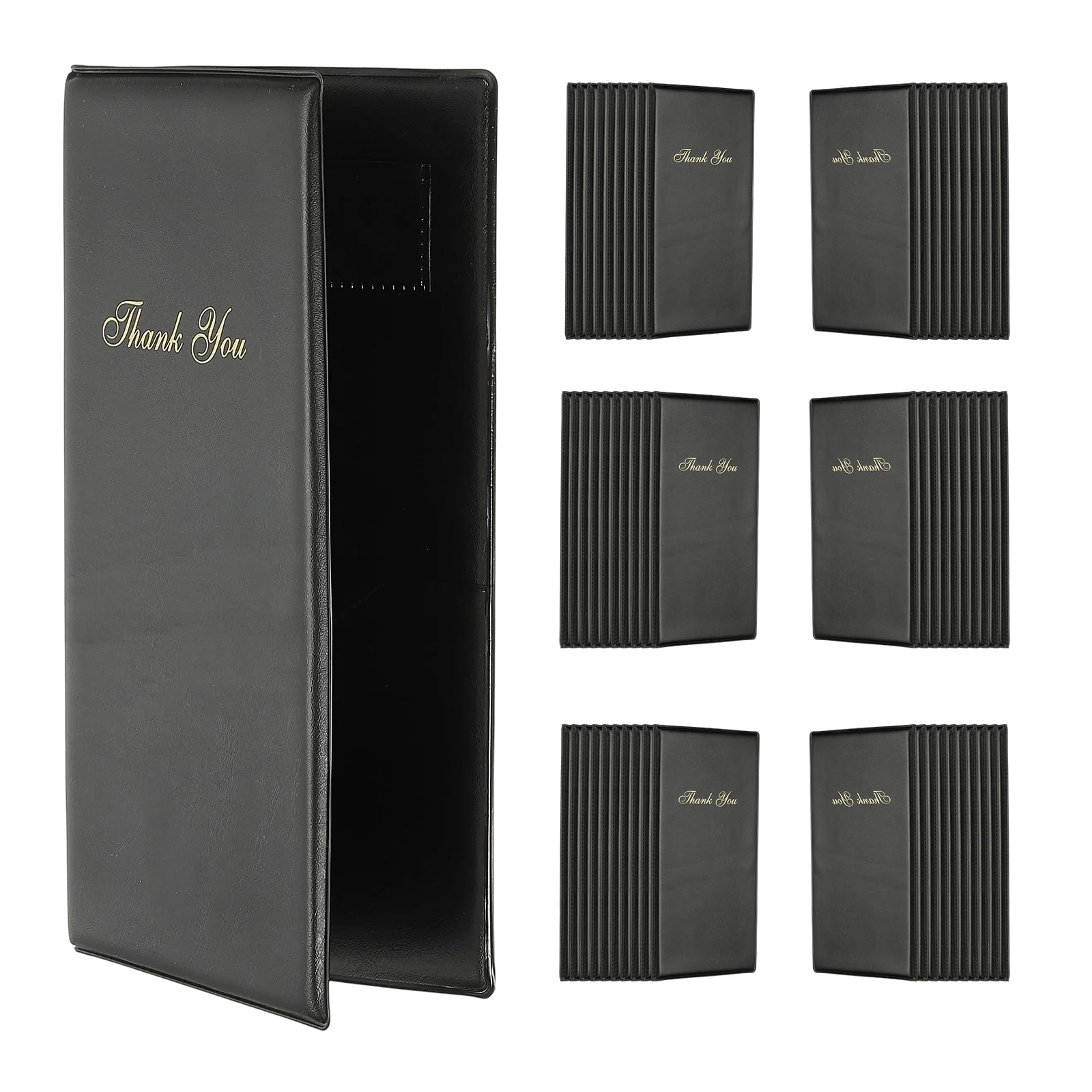 Uxcell Restaurant Check Presenters, 60 Pcs Guest Check Card Holder with ...