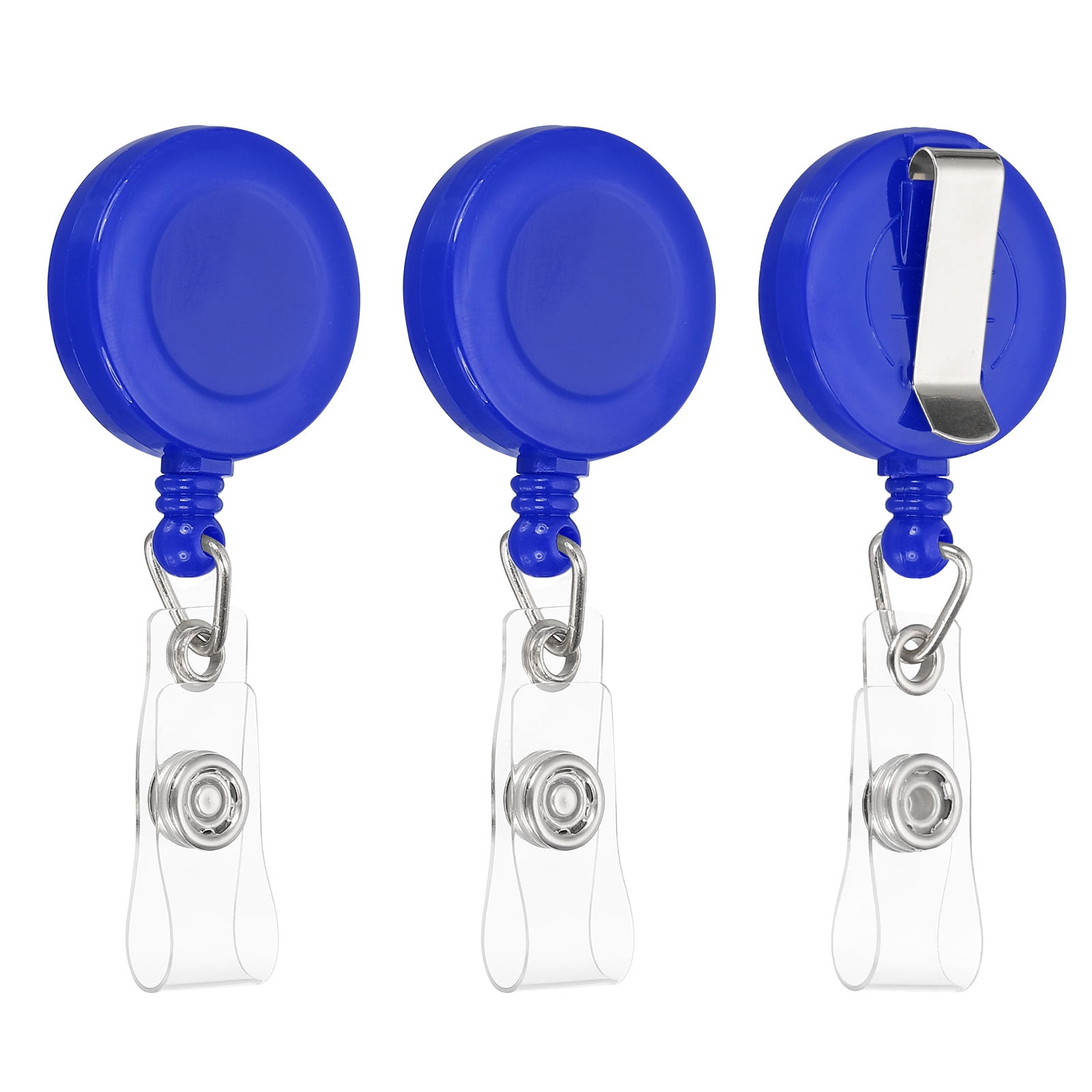 Uxcell Retractable Badge Holder Reel, ID Badge Reels with Clip and ...