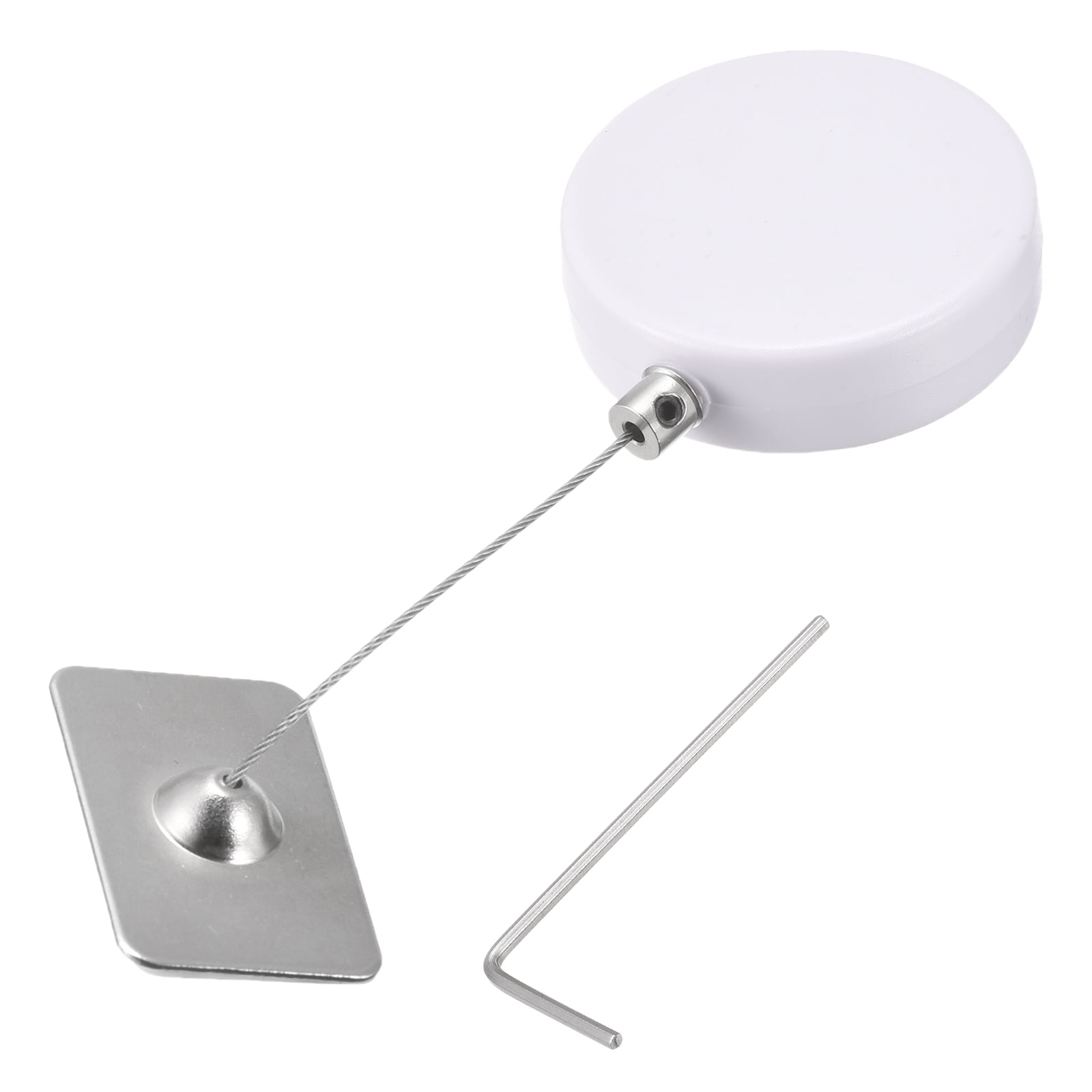 Uxcell Retractable Cable Lock with Double-Sided Adhesive, 200g Tensile ...