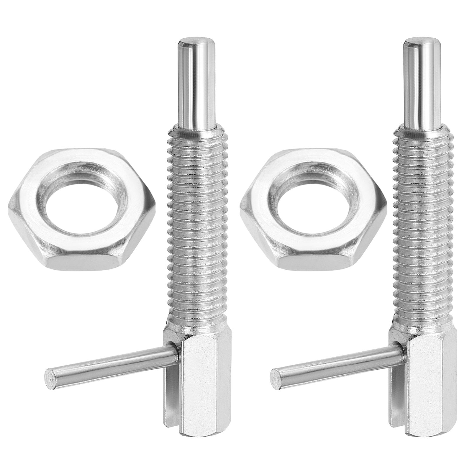 Uxcell Retractable Indexing Plunger Pin Stainless Steel Spring Safety ...