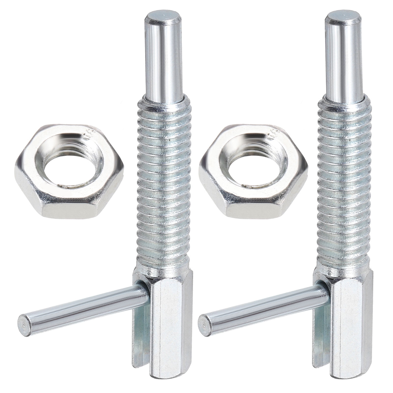 Uxcell Retractable Indexing Plunger Pin, M6x1 Carbon Steel Spring ...