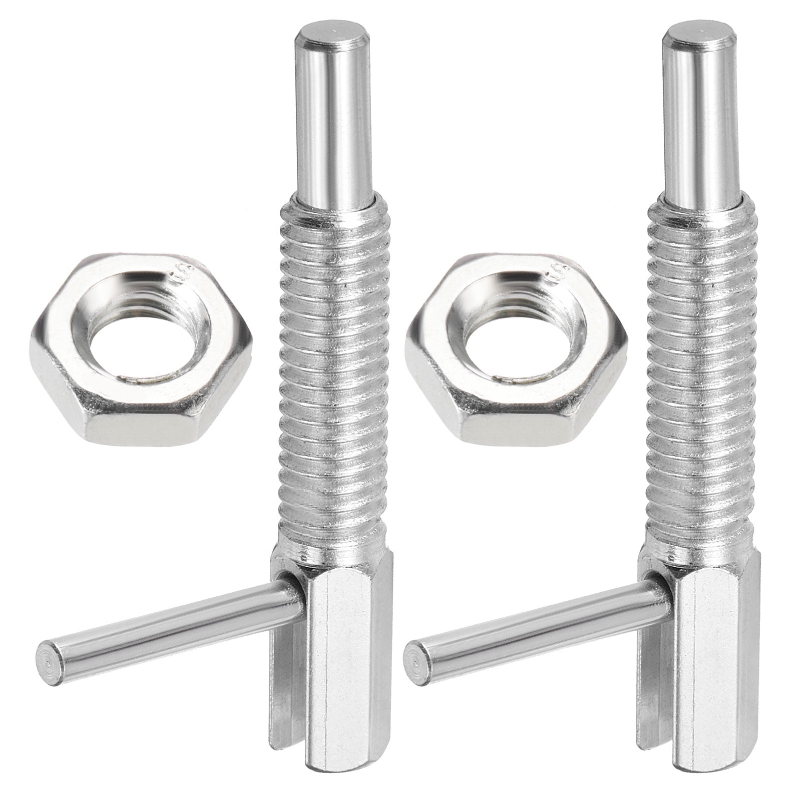 Uxcell Retractable Indexing Plunger Pin Stainless Steel Spring Safety ...