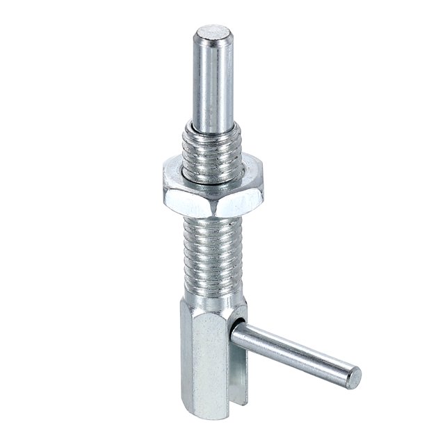 Uxcell Retractable Indexing Plunger Pin, l Spring Plunger Carbon Steel ...