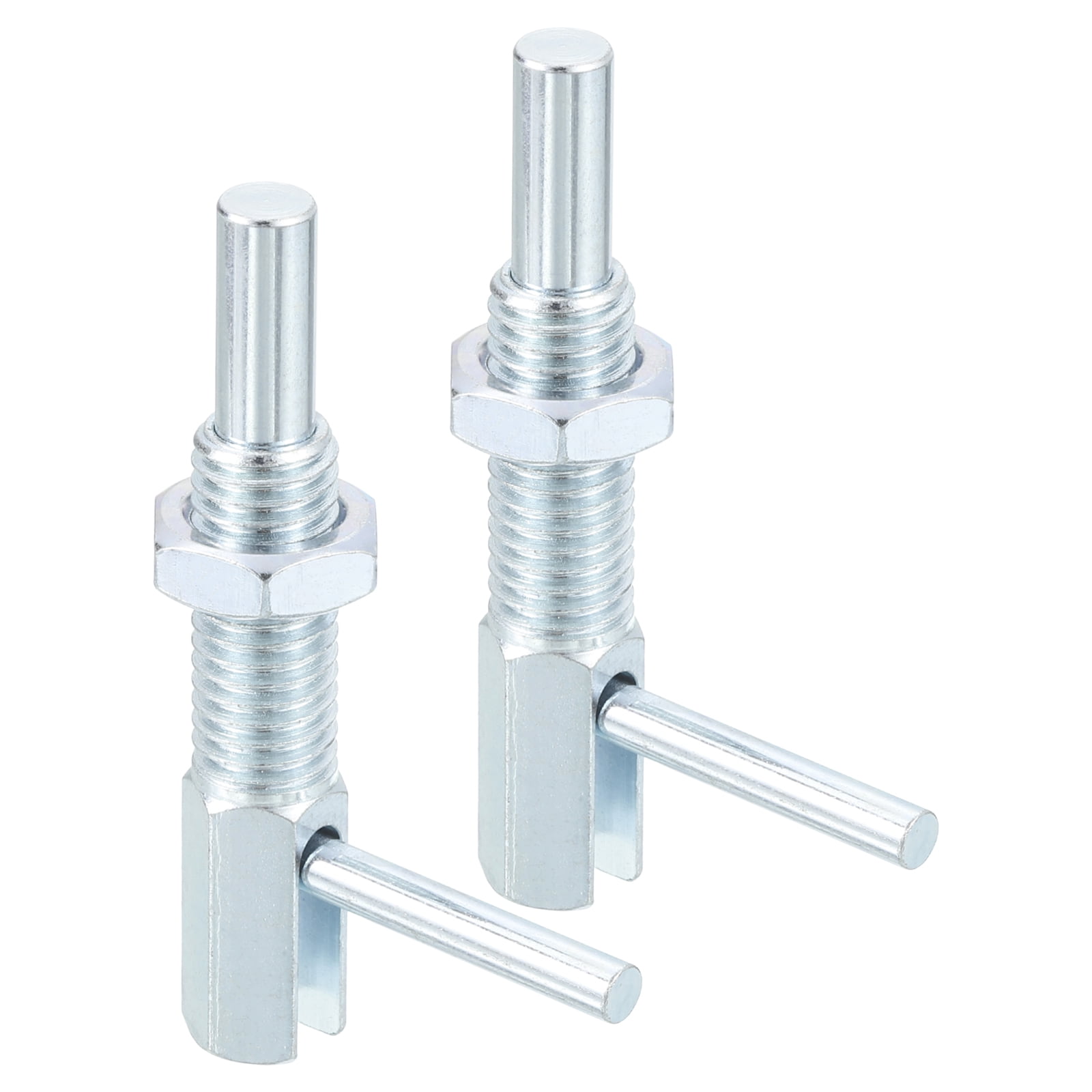 Uxcell Retractable Indexing Plunger Pin, l Spring Plunger Carbon Steel ...