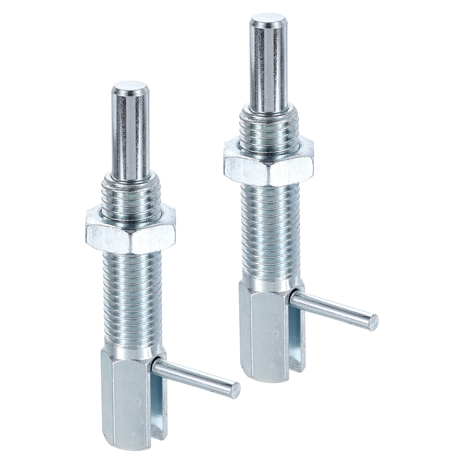 Uxcell Retractable Indexing Plunger Pin, l Spring Plunger Carbon Steel ...