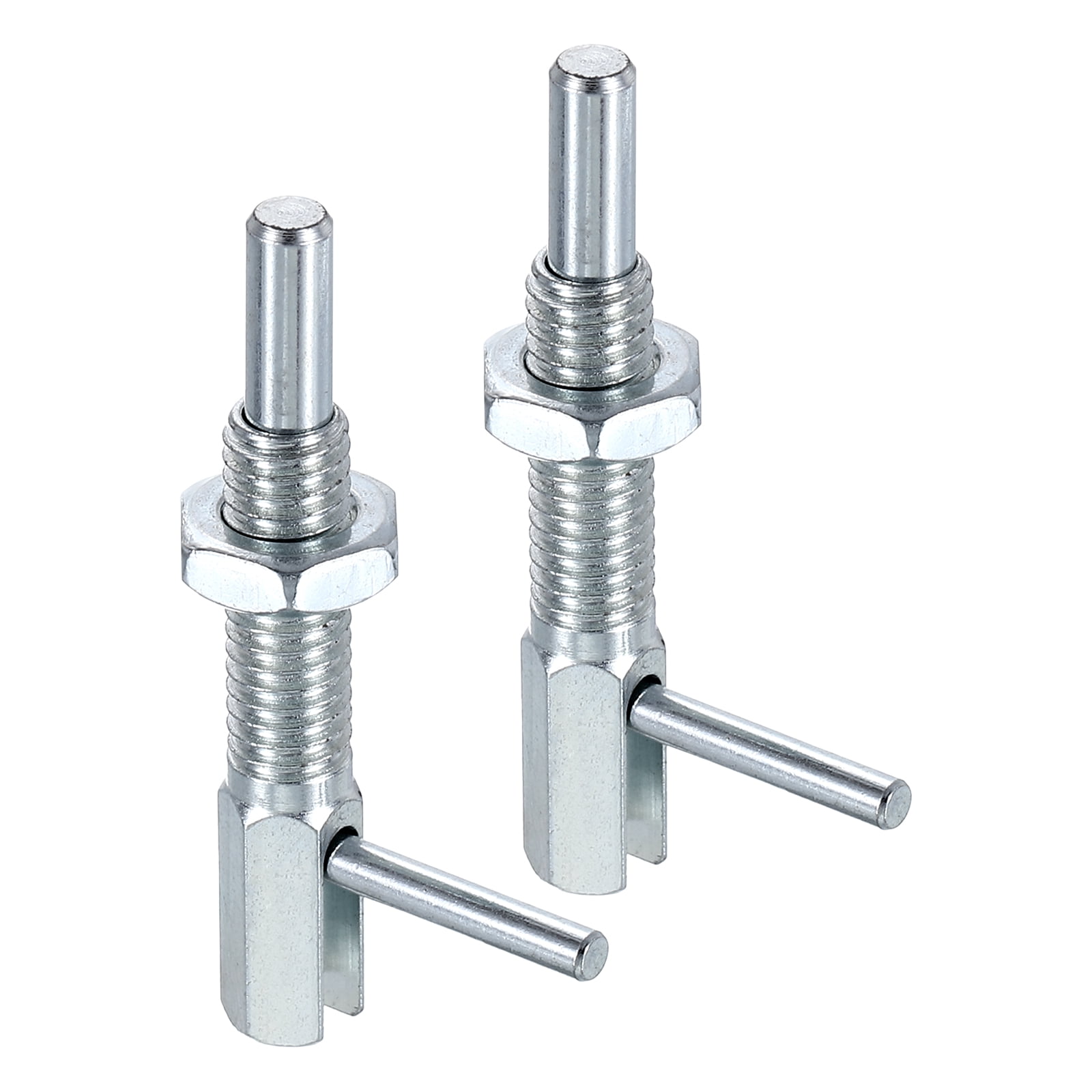 Uxcell Retractable Indexing Plunger Pin, l Spring Plunger Carbon Steel ...