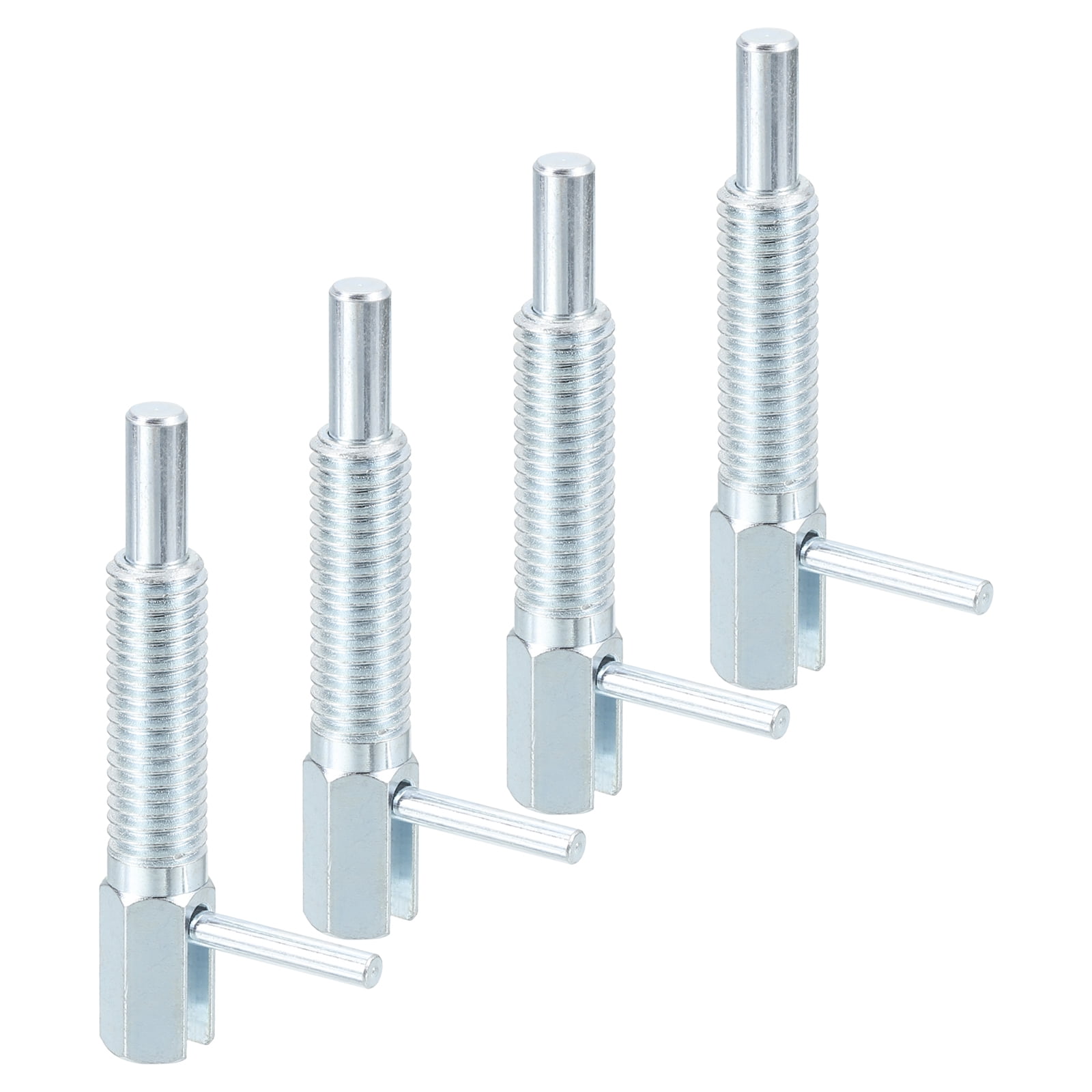 Uxcell Retractable Indexing Plunger Pin, l Spring Plunger Carbon Steel ...