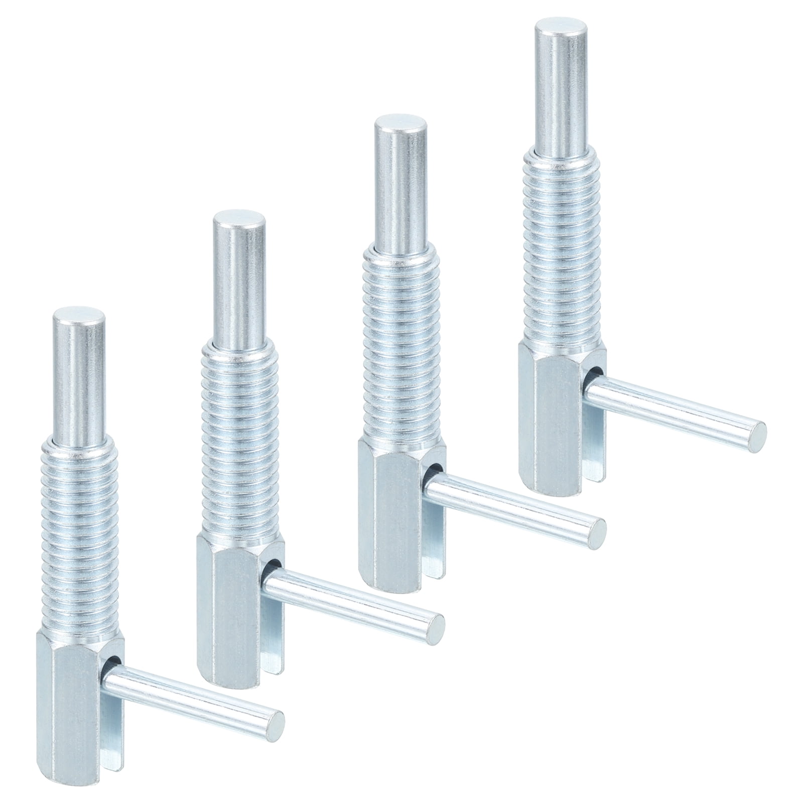 Uxcell Retractable Indexing Plunger Pin, l Spring Plunger Carbon Steel ...