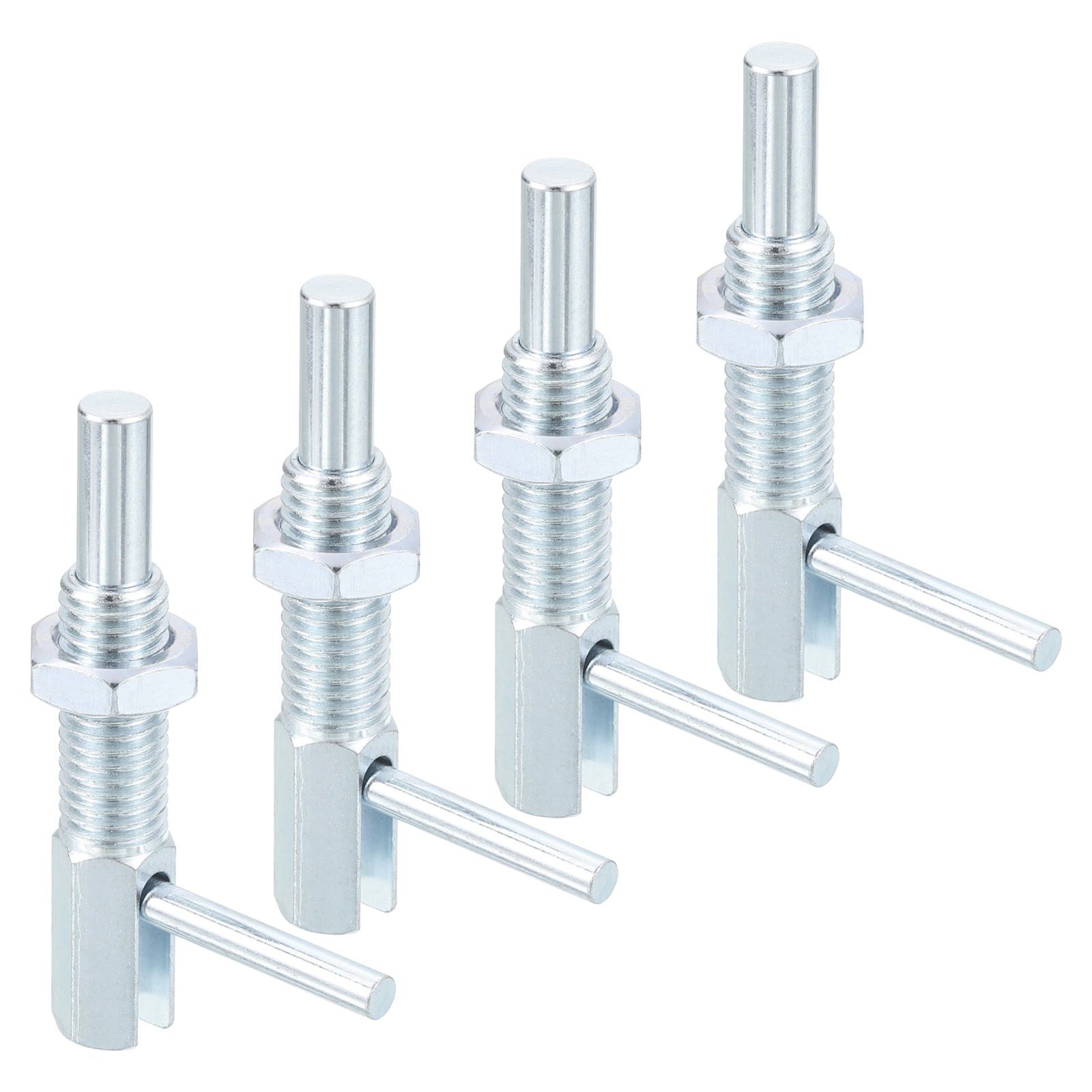 Uxcell Retractable Indexing Plunger Pin, l Spring Plunger Carbon Steel ...