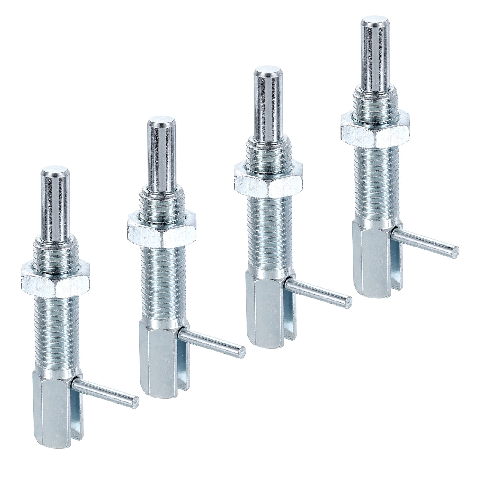 Uxcell Retractable Indexing Plunger Pin, l Spring Plunger Carbon Steel ...