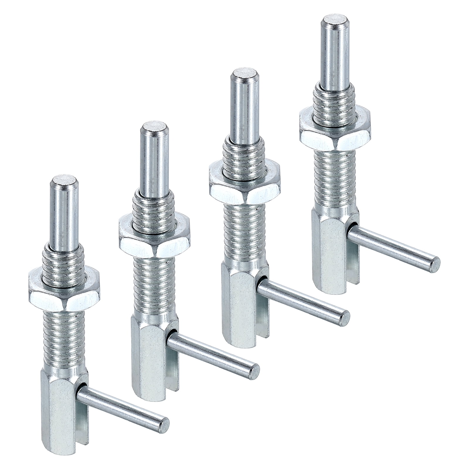 Uxcell Retractable Indexing Plunger Pin, l Spring Plunger Carbon Steel ...