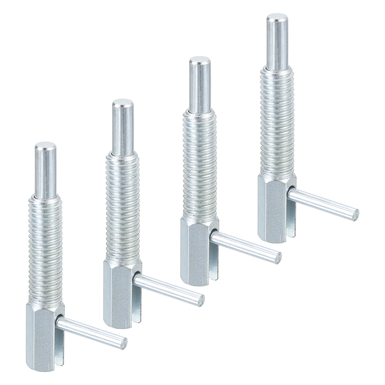 Uxcell Retractable Indexing Plunger Pin, l Spring Plunger Carbon Steel ...
