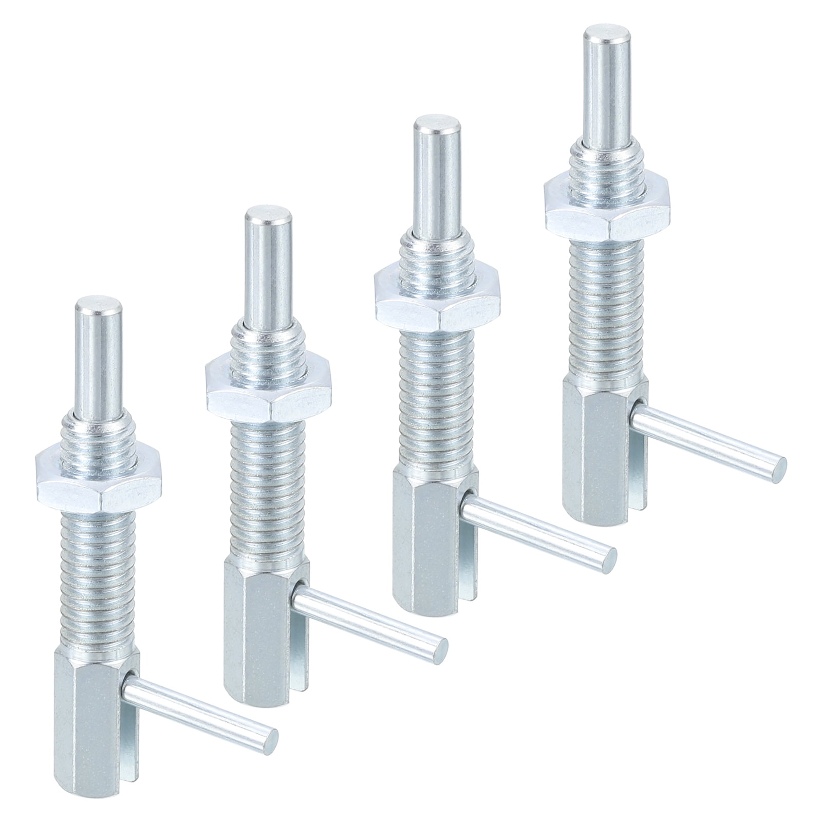 Uxcell Retractable Indexing Plunger Pin, l Spring Plunger Carbon Steel ...