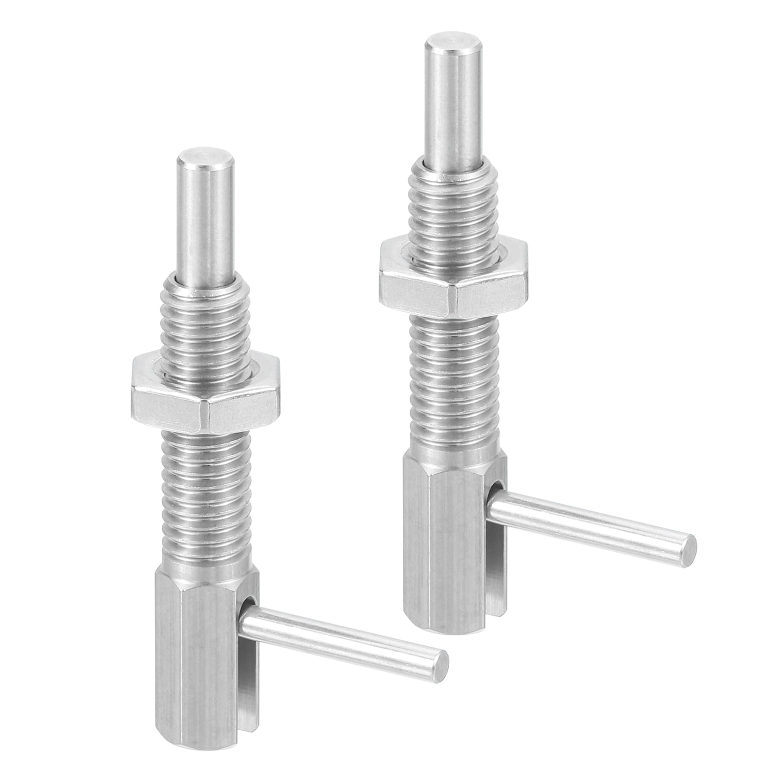 Uxcell Retractable Indexing Plunger Pin, l Spring Plunger Stainless ...
