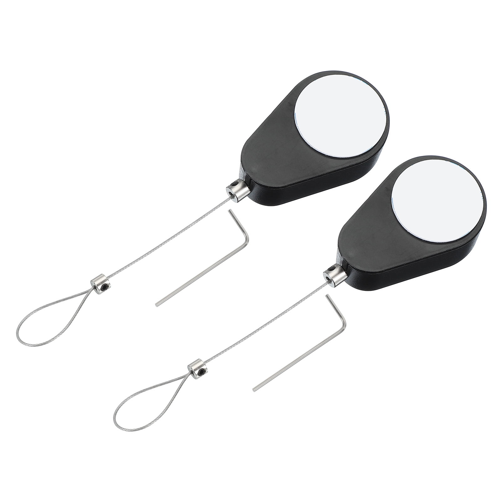 Uxcell Retractable Remote Control Tether, Oval Security Cable Lanyard ...