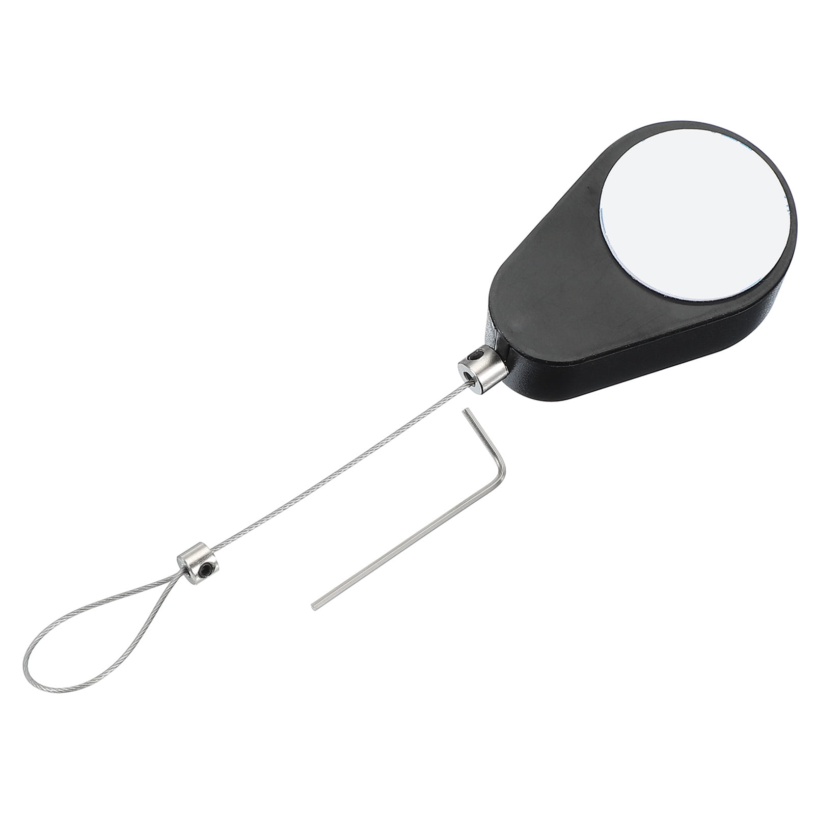 Uxcell Retractable Remote Control Tether, Oval Security Cable Lanyard ...
