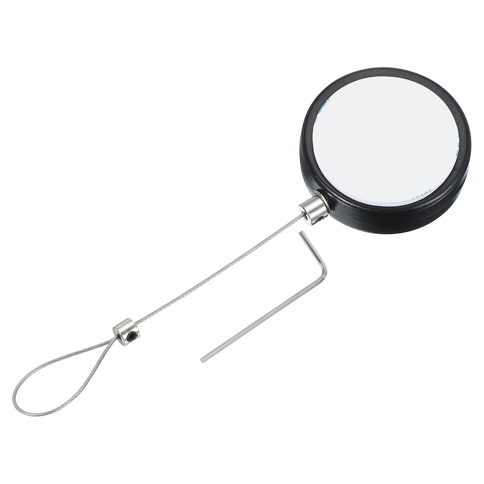 Uxcell Retractable Remote Control Tether, Round Security Cable Lanyard ...