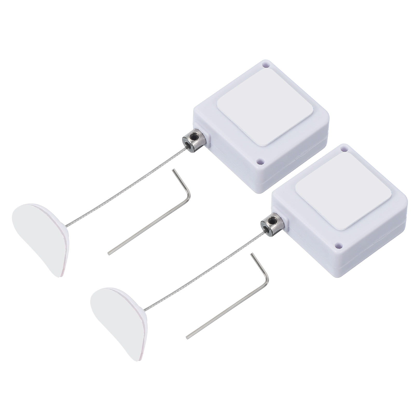 Uxcell Retractable Remote Control Tether, Security Cable Lanyard Lock ...