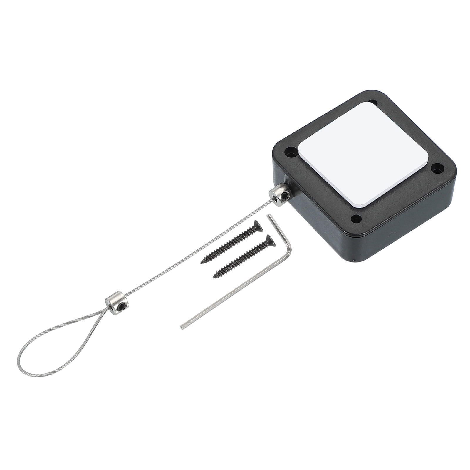 Uxcell Retractable Remote Control Tether, Security Cable Lanyard Lock ...