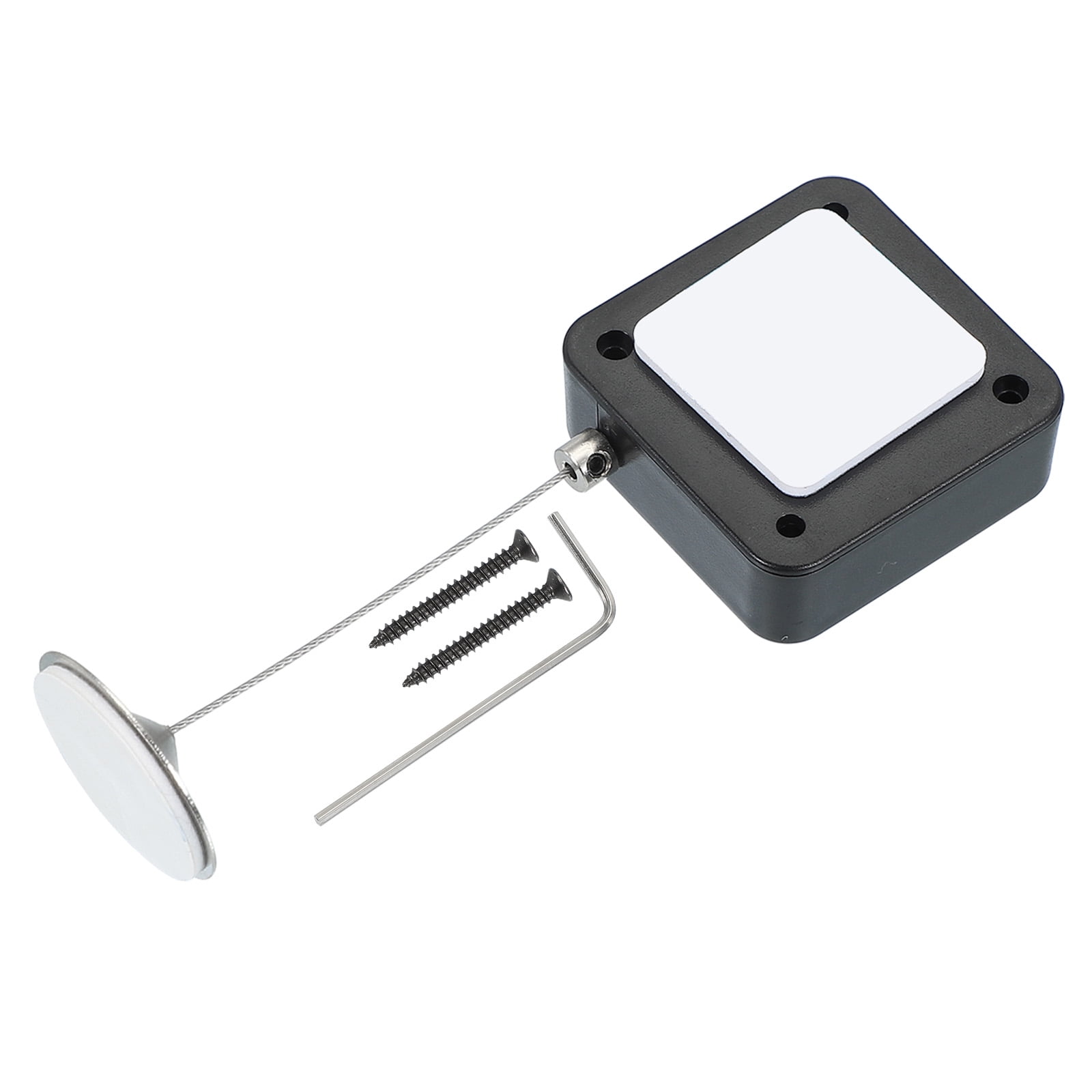 Uxcell Retractable Remote Control Tether, Security Cable Lanyard Lock ...