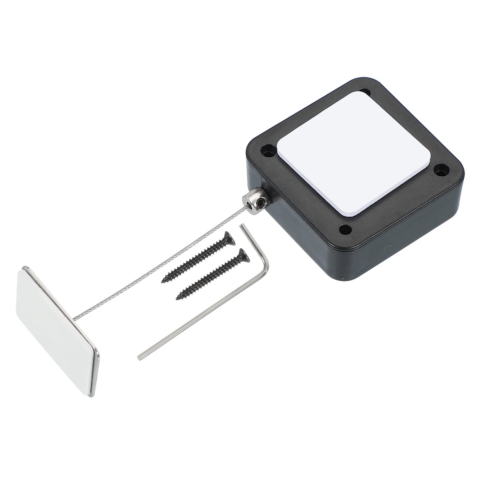 Uxcell Retractable Remote Control Tether, Security Cable Lanyard Lock ...