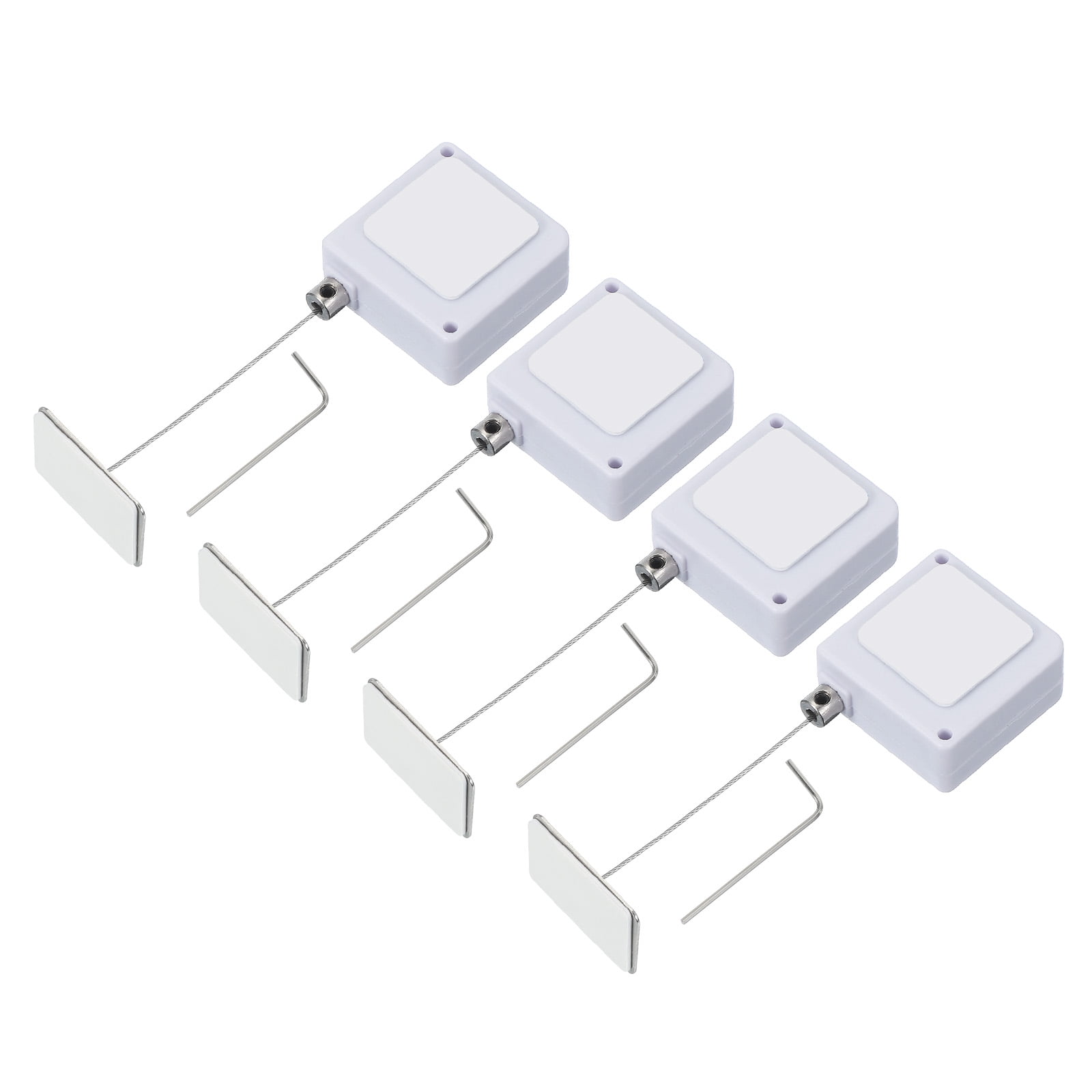 Uxcell Retractable Remote Control Tether, Square Security Cable Lanyard ...