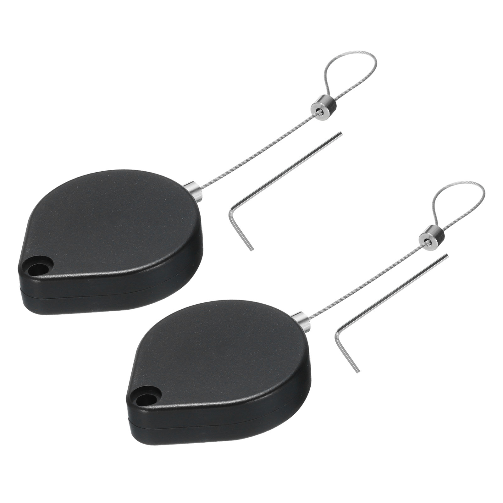 Uxcell Retractable Security Cable Lock,Remote Control Security Lock,for ...